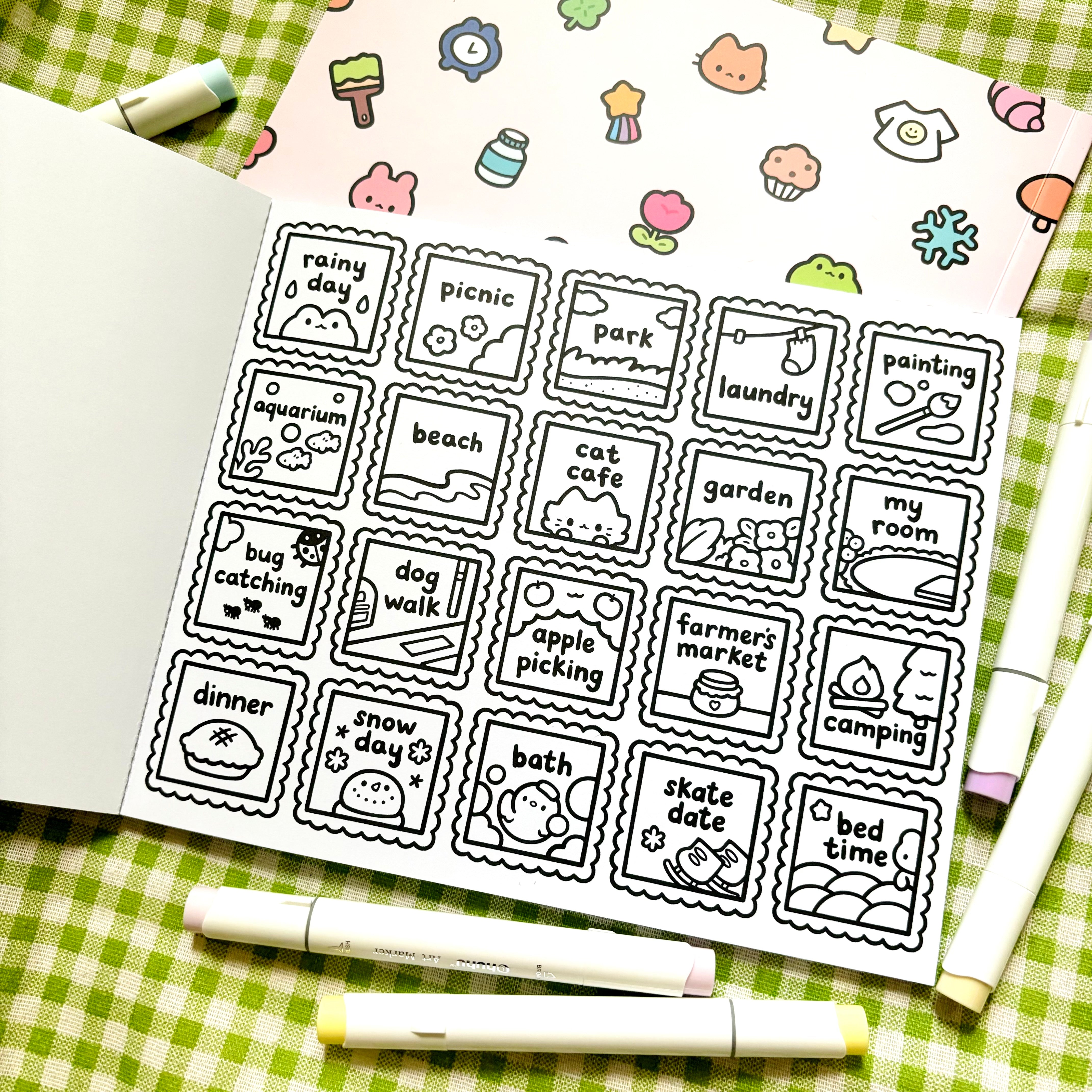 GOOD DAYS COLORING BOOK [FOR MARKERS] – Birduyen