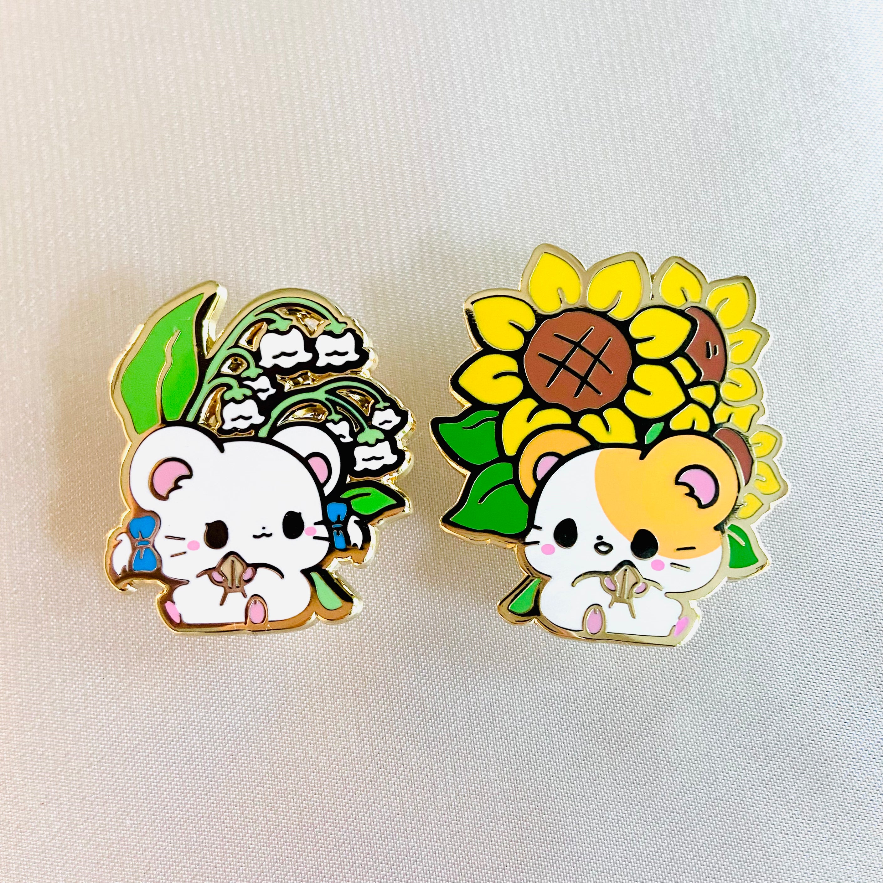 [PATREON EXCLUSIVE] Hamster Pins – Birduyen