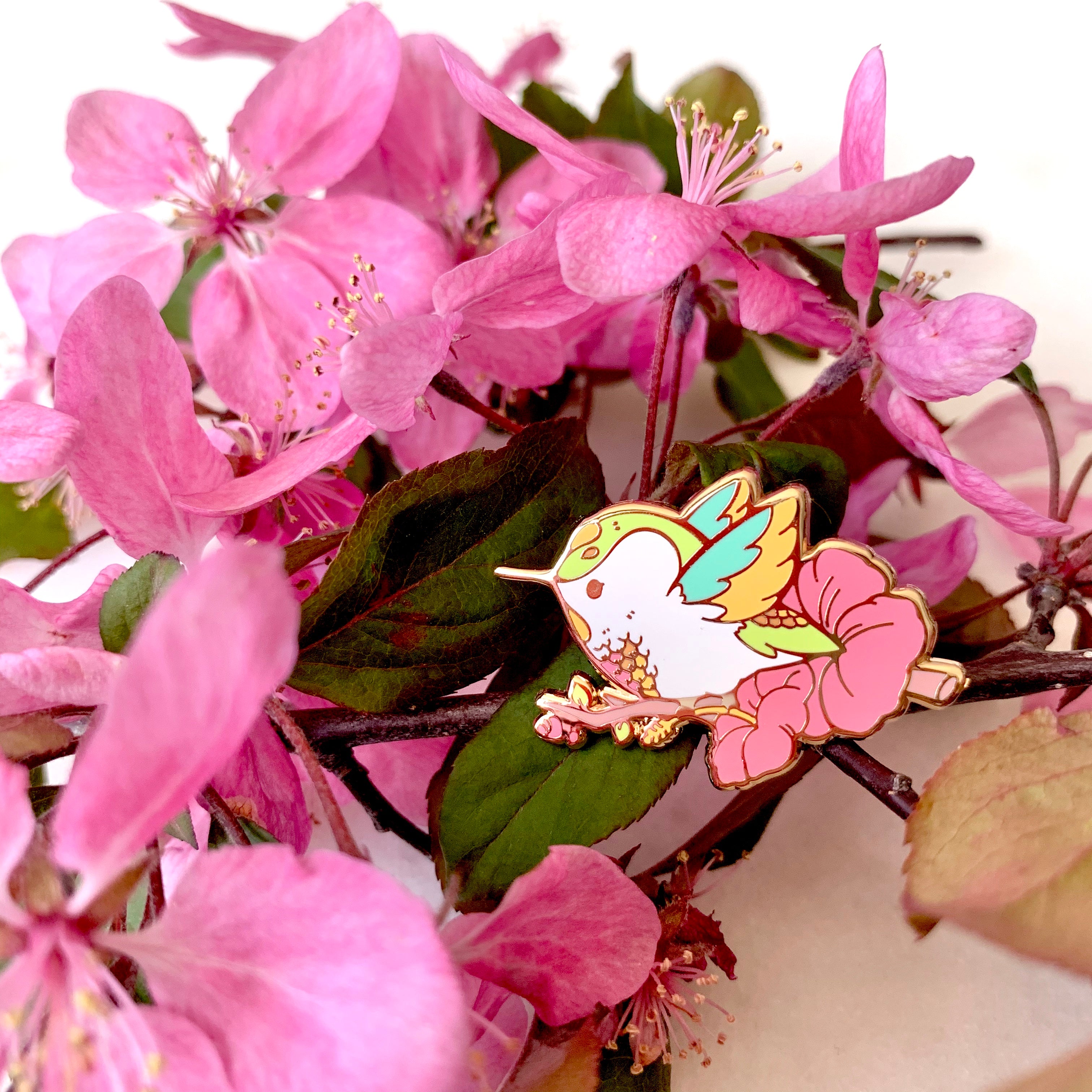 Spring Hummingbird Pin – Birduyen